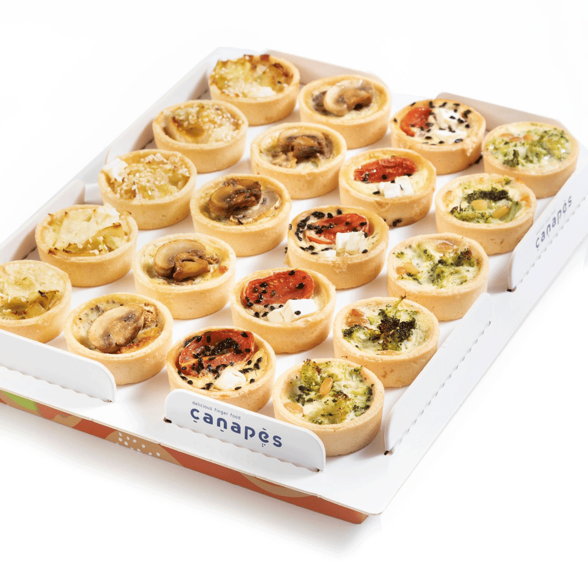 Mini French Quiches – Gourmet Bites for Events | Canapés USA
